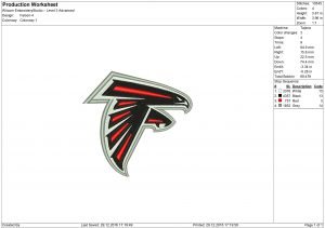 Atlanta Falcons - Machine Embroidery designs and SVG files