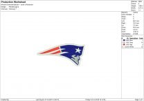 New England Patriots - Machine Embroidery designs and SVG files