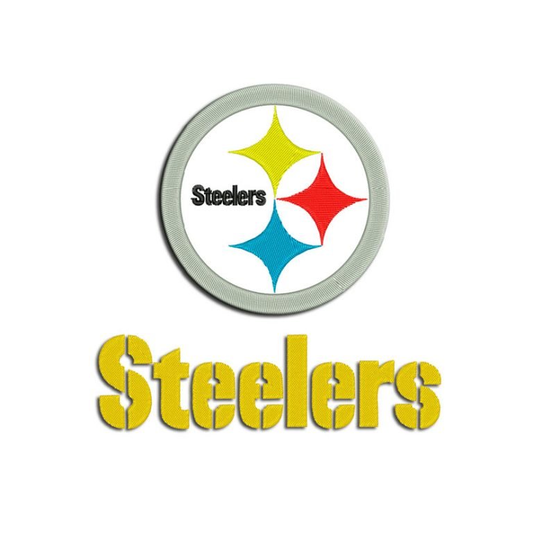 Pittsburgh Steelers embroidery design and applique files