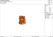 Bear Embroidery design - Machine Embroidery designs and SVG files