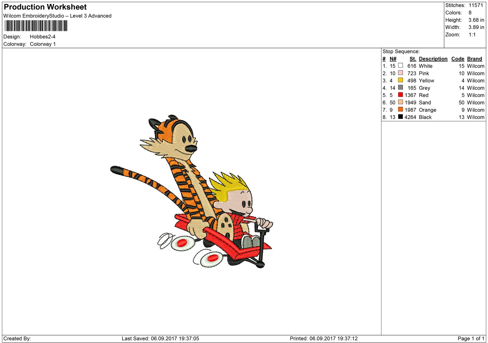 Calvin and Hobbes | Machine Embroidery designs and SVG files