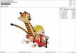 Calvin and Hobbes - Machine Embroidery designs and SVG files