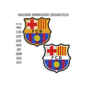 FC Barcelona Embroidery design and applique embroidery files