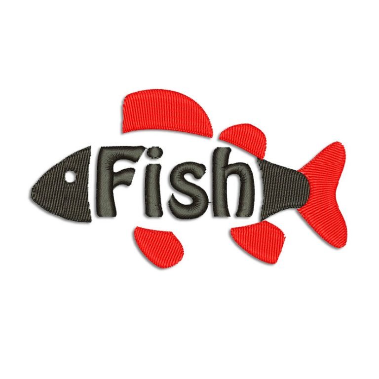 Fish Embroidery design - Machine Embroidery designs and SVG files