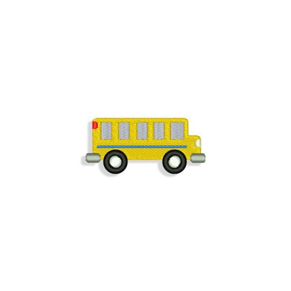 Mini Bus Embroidery design - Machine Embroidery designs and SVG files