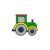Mini Tractor Embroidery design - Machine Embroidery designs and SVG files