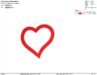 Heart Embroidery design files for Machine Embroidery