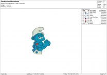 Smurf - Machine Embroidery designs and SVG files