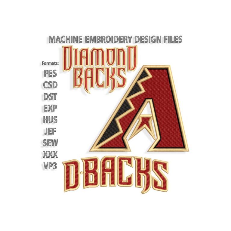 Arizona Diamondbacks Embroidery design