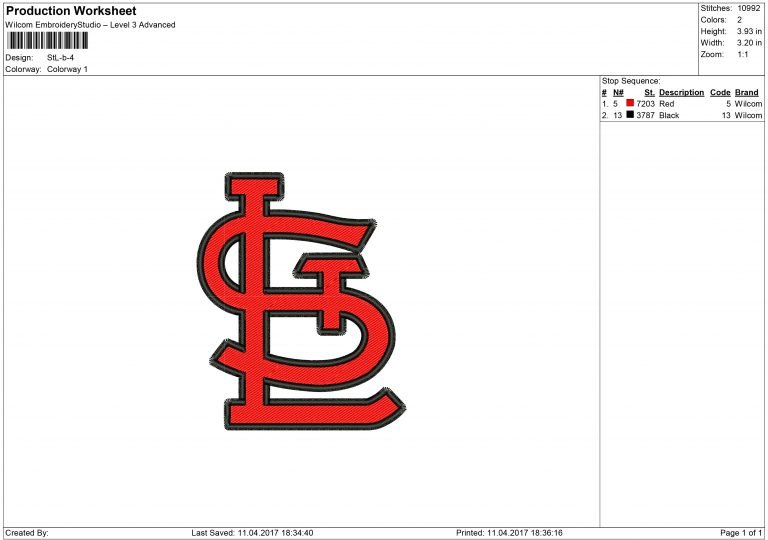 St. Louis Cardinals - Machine Embroidery designs and SVG files