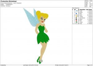 Tinker Bell - Machine Embroidery designs and SVG files