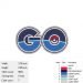 Pokemon Go logo Embroidery design files
