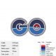Pokemon Go logo Embroidery design files