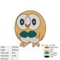Rowlet - Machine Embroidery designs and SVG files