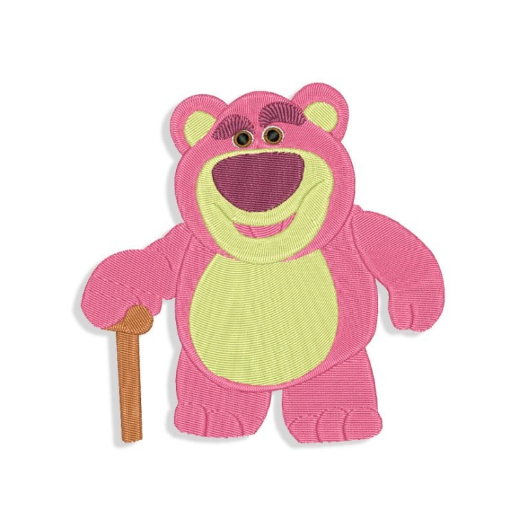 Toy Story Lotso Huggin Bear Embroidery design files