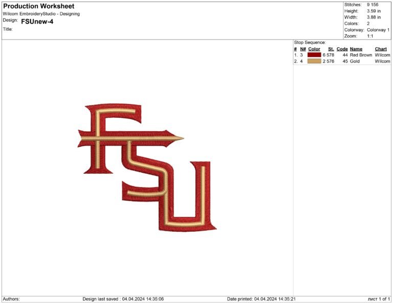 Florida State Seminoles Embroidery design files