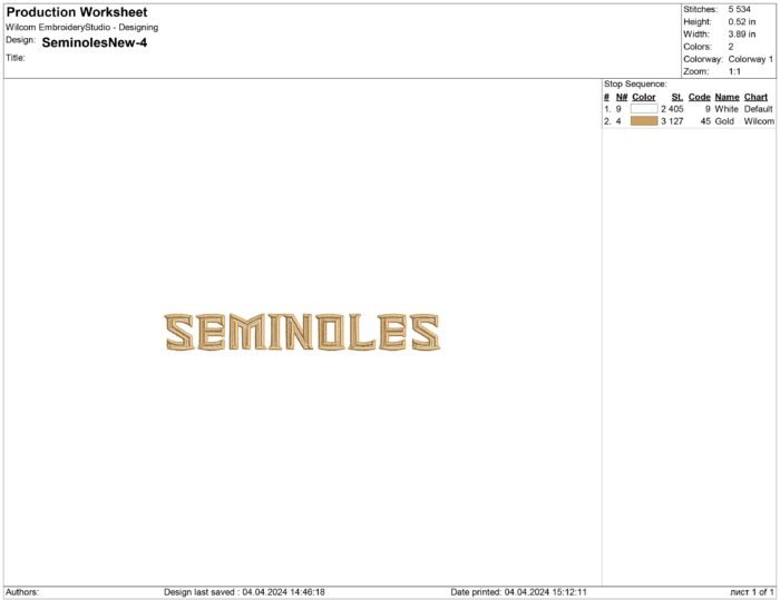 Florida State Seminoles Embroidery design files