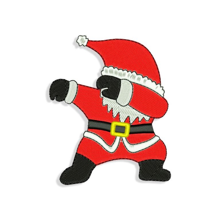 Dabbing Santa - Machine Embroidery designs and SVG files