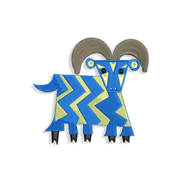 Five Legged Goat - Machine Embroidery designs and SVG files