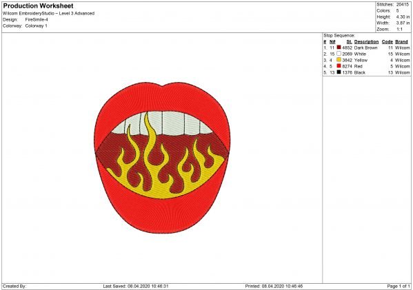 Mouth - Machine Embroidery designs and SVG files