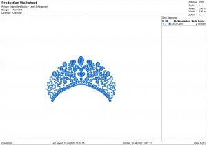 Tiara - Machine Embroidery designs and SVG files