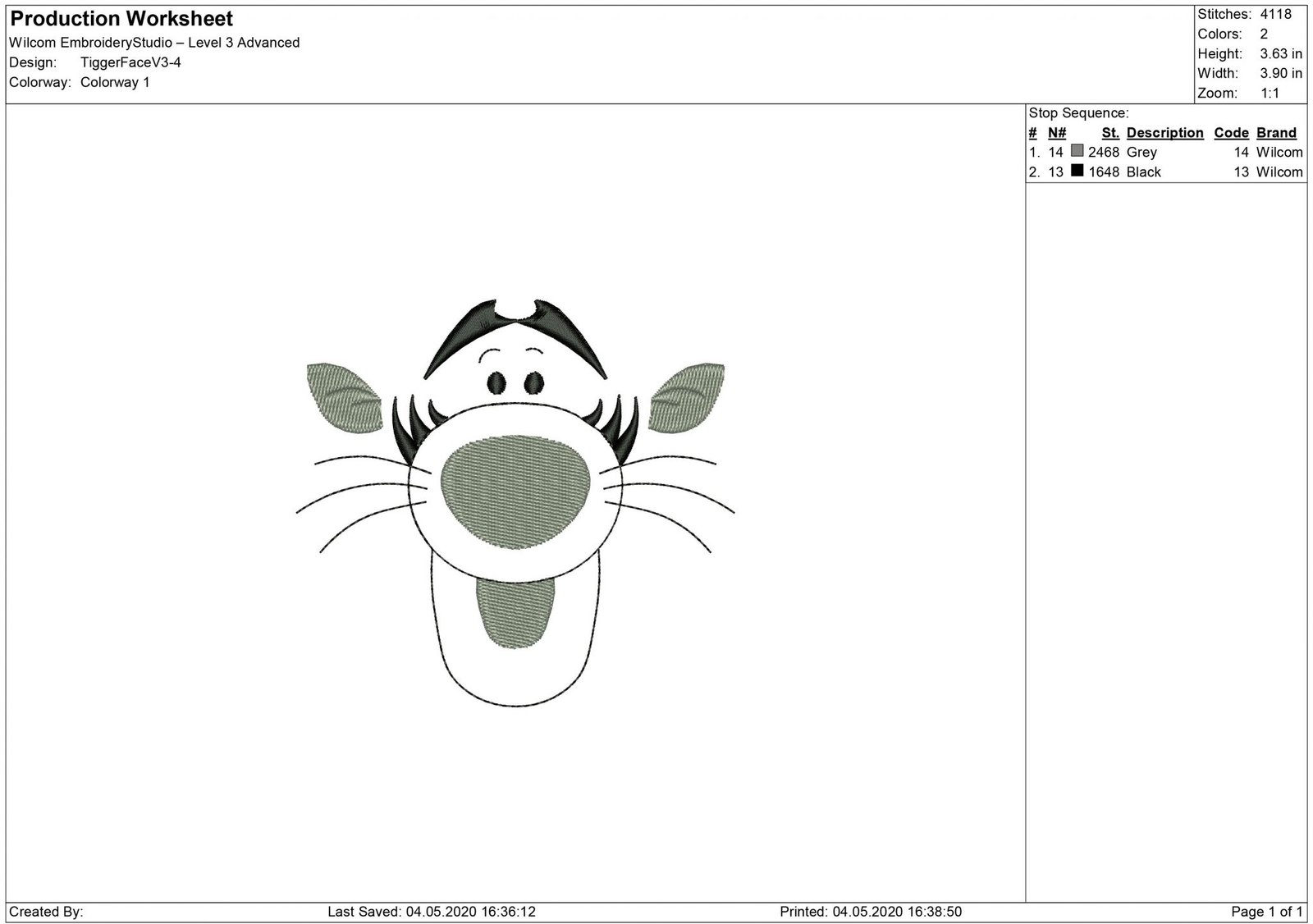 Winnie The Pooh, Tigger Embroidery design files