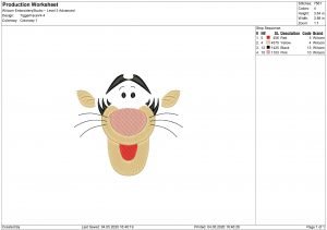 Winnie The Pooh, Tigger Embroidery design files