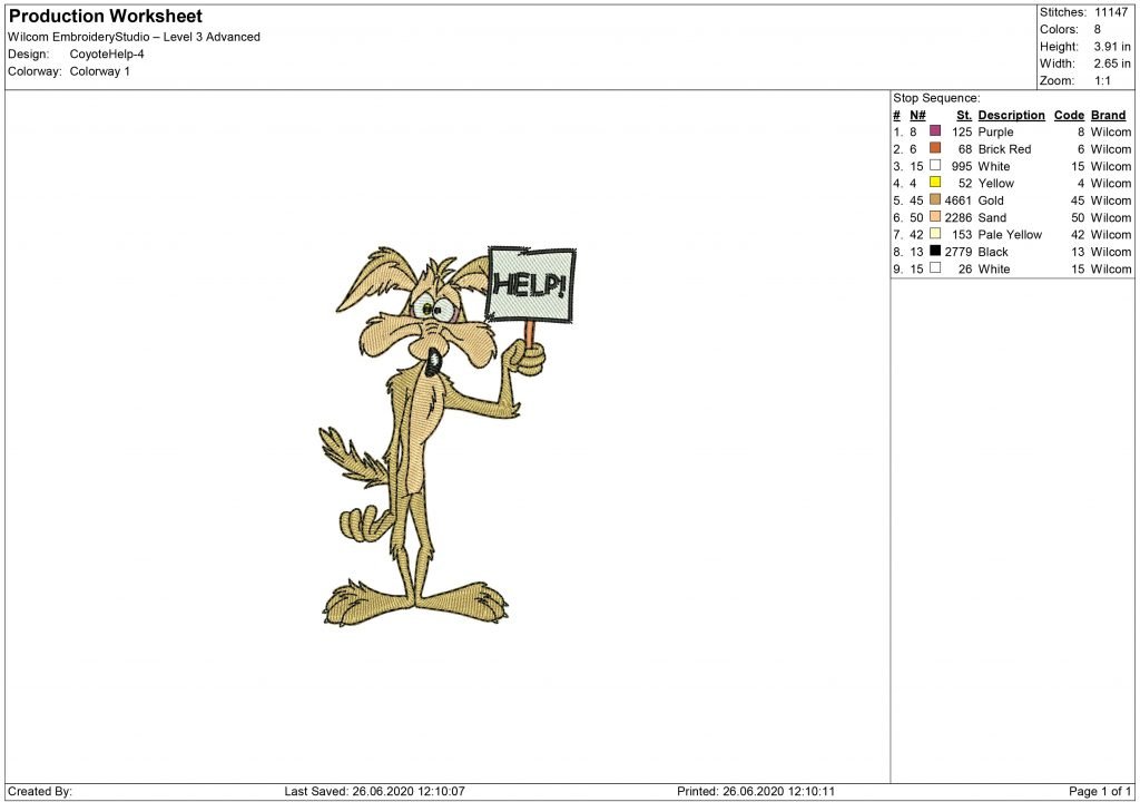 Coyote and Road Runner - Machine Embroidery designs and SVG files