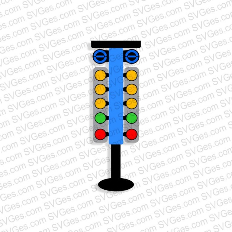 Drag Racing Tree - Machine Embroidery designs and SVG files