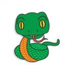 Baby Snake - Machine Embroidery designs and SVG files