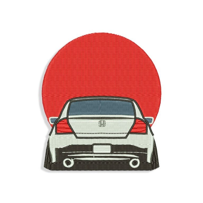 JDM Honda Embroidery design files for Machine embroidery
