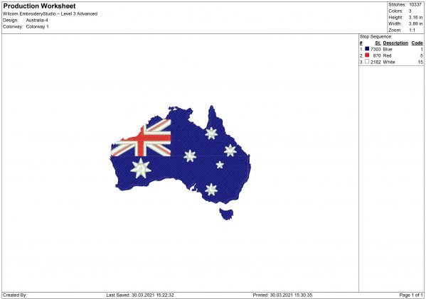 Australia Embroidery design - Machine Embroidery designs and SVG files