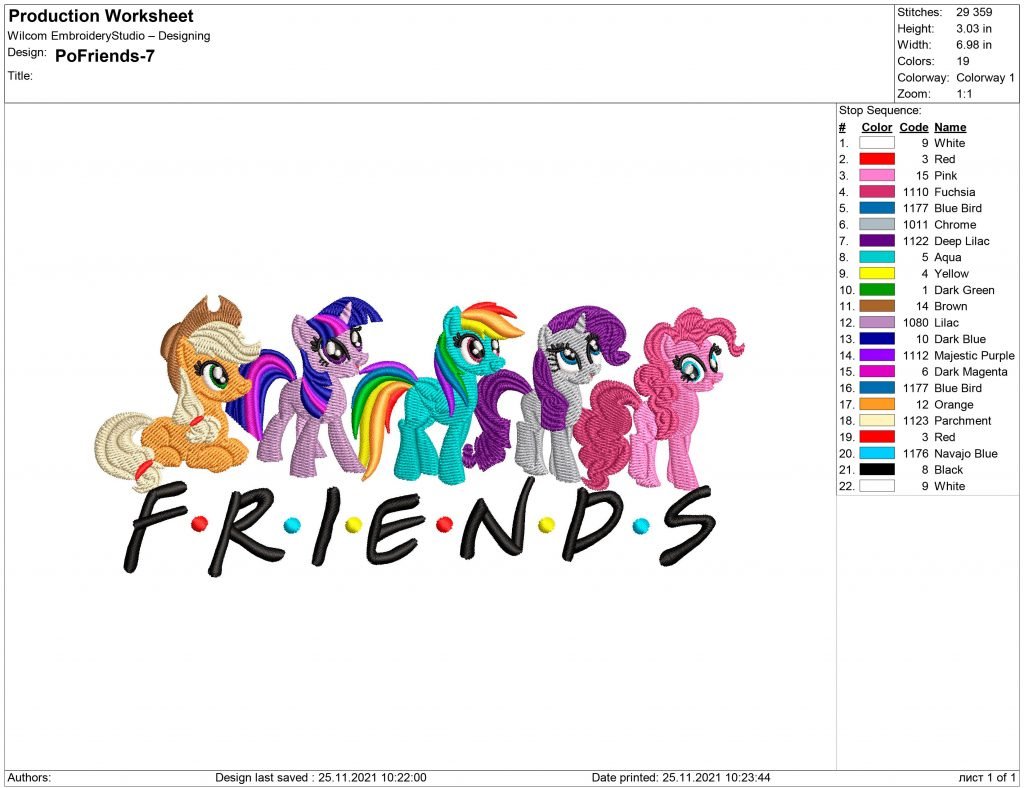 My Little Pony - Machine Embroidery designs and SVG files