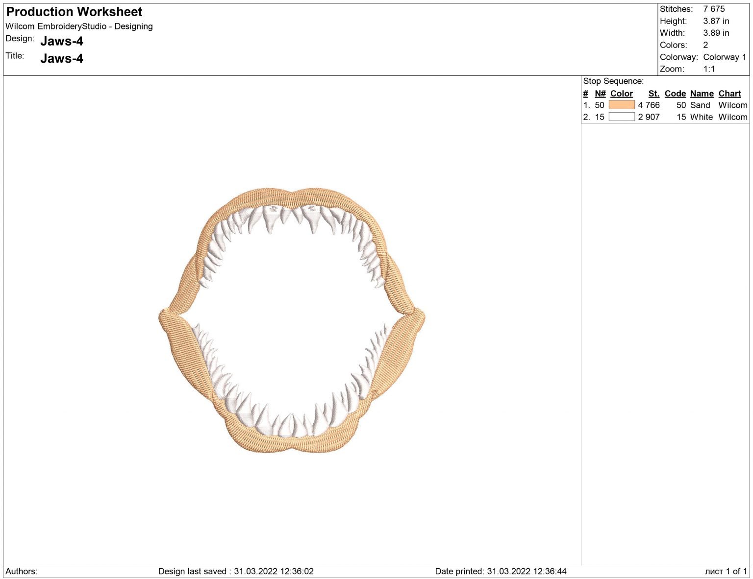 Shark Jaws Embroidery design files - Machine Embroidery designs and SVG ...