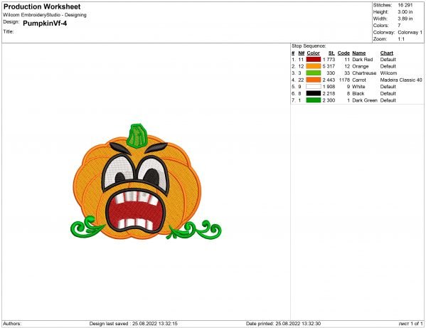 Angry Halloween Pumpkin Embroidery design - Machine Embroidery designs ...