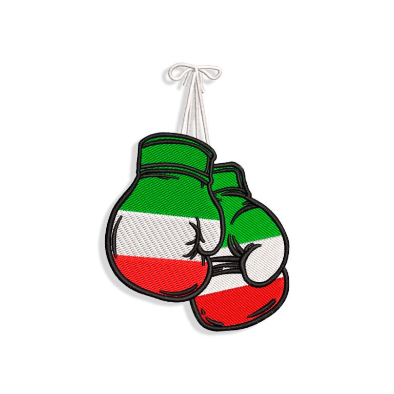 Mexico Boxing Gloves Embroidery design - Machine Embroidery designs and ...