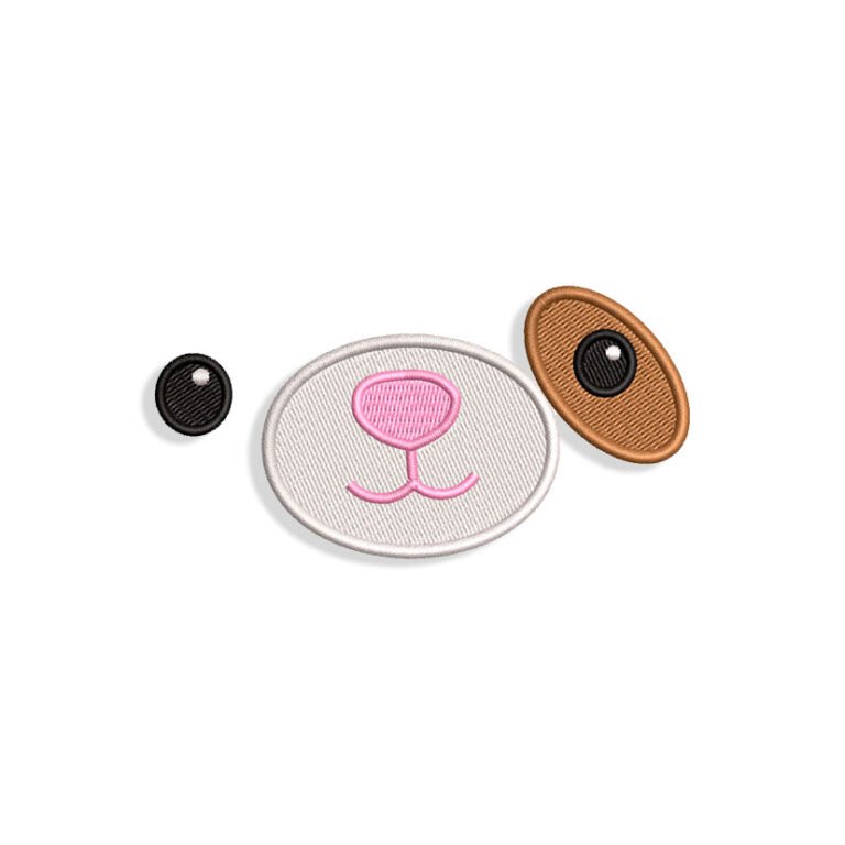 Dog Face Embroidery design - Machine Embroidery designs and SVG files