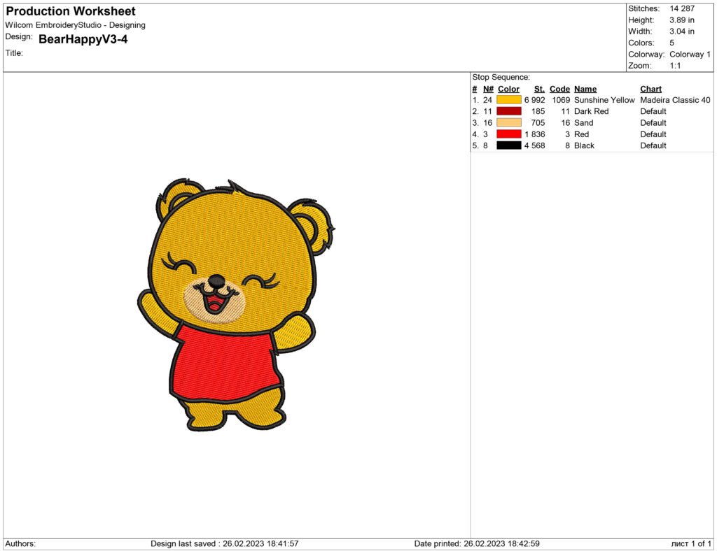 Bear Embroidery design files - Machine Embroidery designs and SVG files