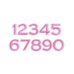 Numbers Embroidery design files for Machine Embroidery