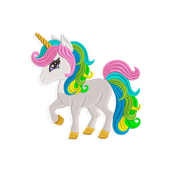 Unicorn Embroidery design files for Machine Embroidery