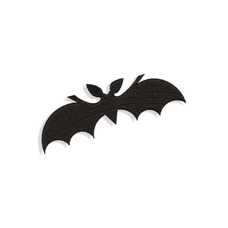 Bat Embroidery design files for Machine Embroidery