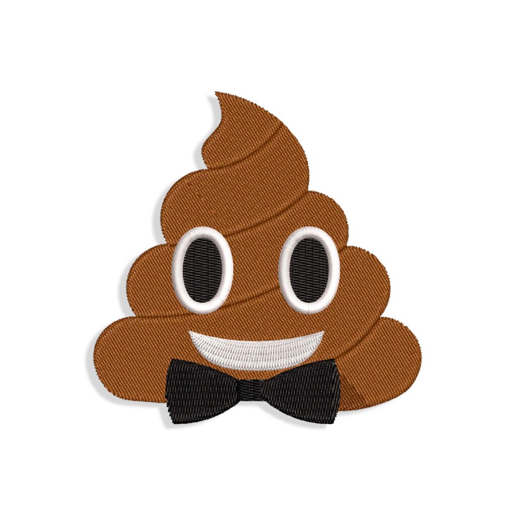 Poop Embroidery design files for Machine Embroidery