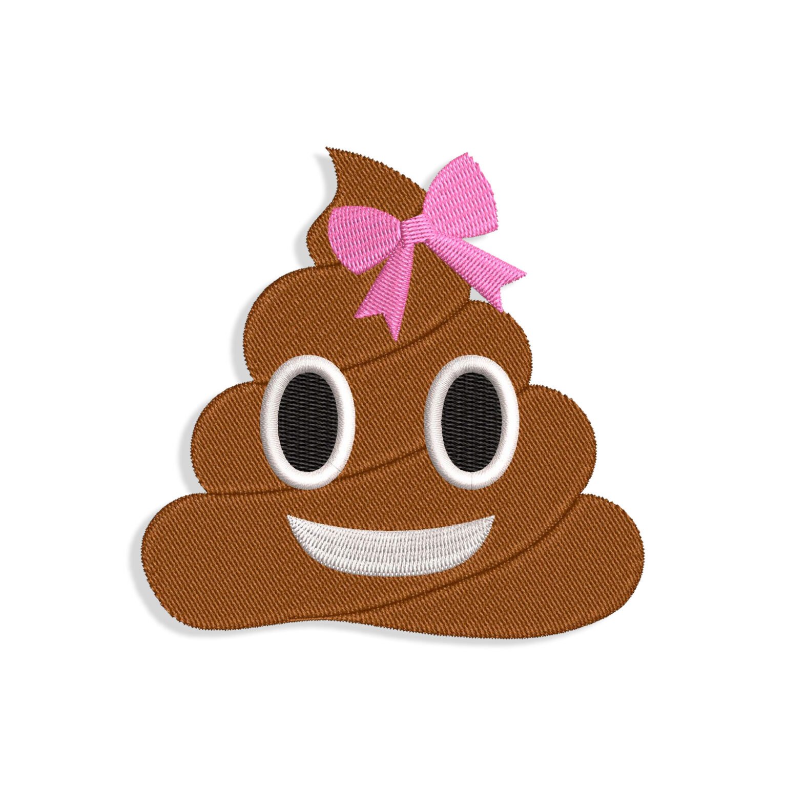 Poop Embroidery design files for Machine Embroidery