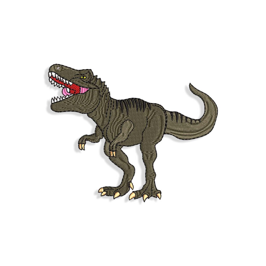 T-Rex Embroidery design files for Machine embroidery