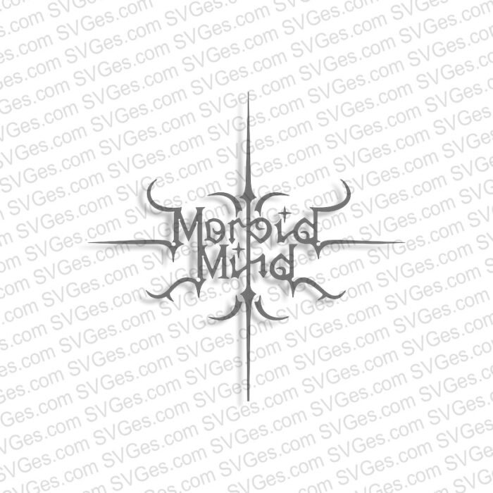 Custom Morbid Mind SVG files - Machine Embroidery designs and SVG files