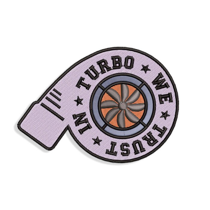 In Turbo We Trust, Turbo Embroidery design files