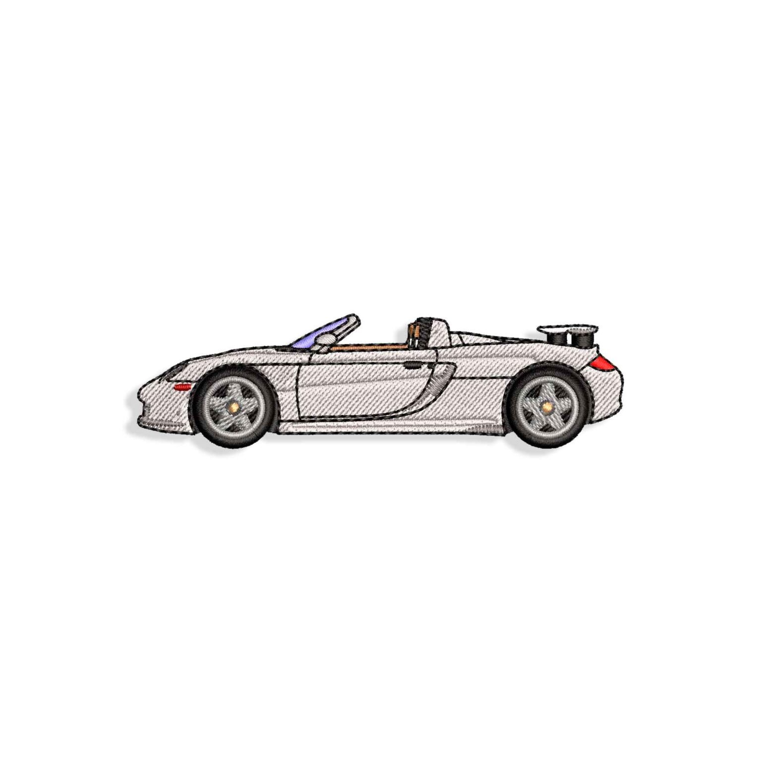 Porsche Carrera GT Embroidery design files