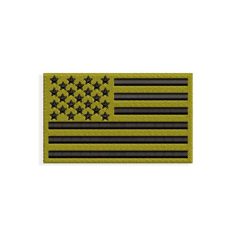 USA flag embroidery design files for Machine embroidery
