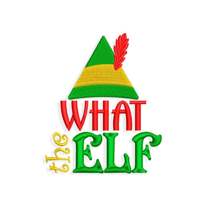 Christmas What the Elf Embroidery design files