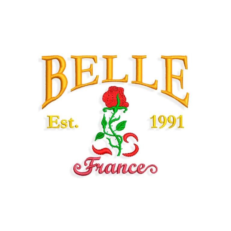 Est. 1991 Belle France Embroidery design files